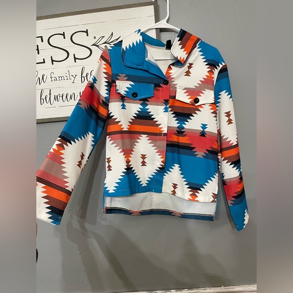 SHEIN | Jackets & Coats | Aztec Jacket | Poshmark